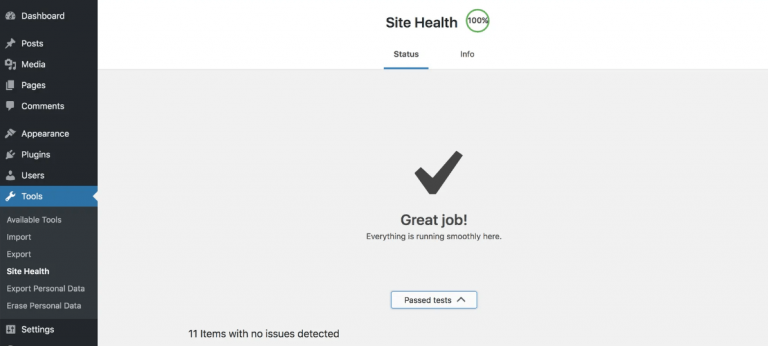 13 Amazing Tips to Get a 100% in WordPress Site Health Check Score